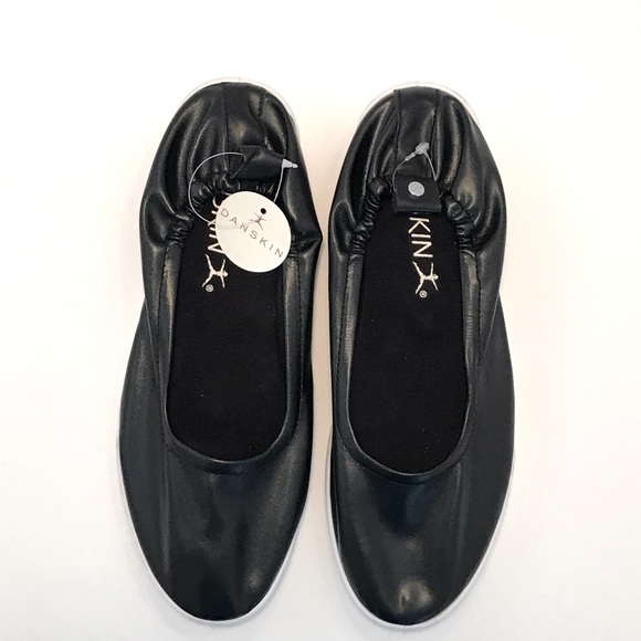 Danskin | Shoes | New Danskin Womens Size 6 Memory Foam Vegan Black ...
